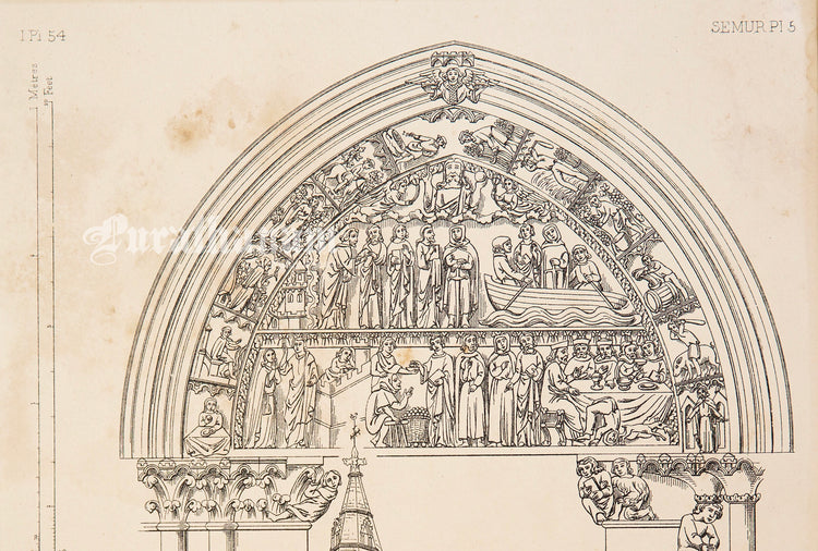 Medieval Architecture & Art - Steel Engraving Plates – Purathanam